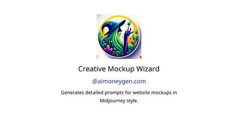 Creative Mockup Wizard Gpts Features And Functions Examples And