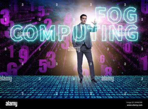 The Concept Of Cloud Edge And Fog Computing Stock Photo Alamy