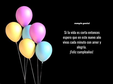 Si La Vida Es Corta Cumple Genial