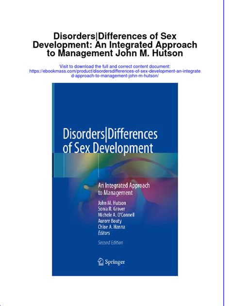Disorders Differences Of Sex Development An Integrated Approach To