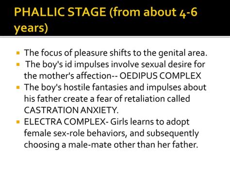 Psycho Sexual Development PPT