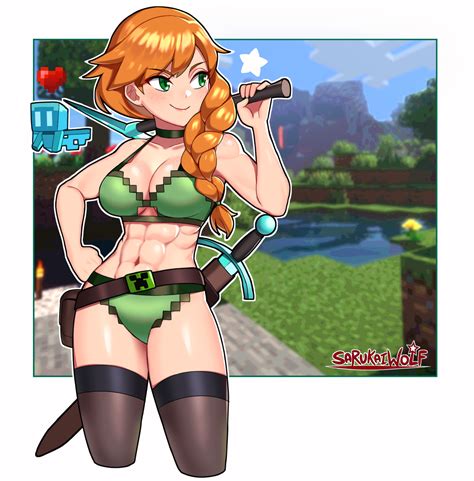Witch Of Dún Scáith — Minecraft Alex By Sarukaiwolf