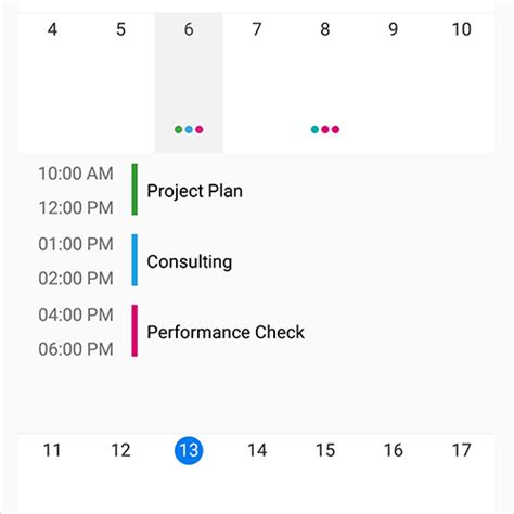 Appointments Events Xamarinandroid Scheduler Control Syncfusion
