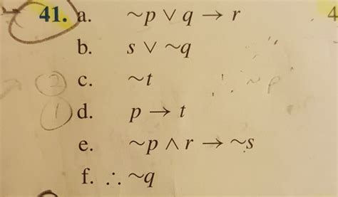 Solved Discrete Mathematics Question How Do I Deduce The Chegg