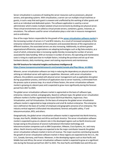 Server Virtualization Software Market Trends And Forecast By Abhinav Singh Issuu