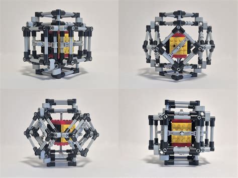 Lego Moc Hinged Cube V2 By Jemunoz0 Rebrickable Build With Lego