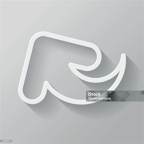 화살표 종이 여윔 회선 인터페이스 아이콘크기 긴 Shadow 3차원 형태에 대한 스톡 벡터 아트 및 기타 이미지 3차원 형태 그늘 그레이 스케일 Istock