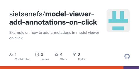 Github Sietsenefsmodel Viewer Add Annotations On Click Example On How To Add Annotations In