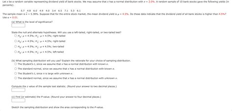 Solved Let X ﻿be A Random Variable Representing Dividend