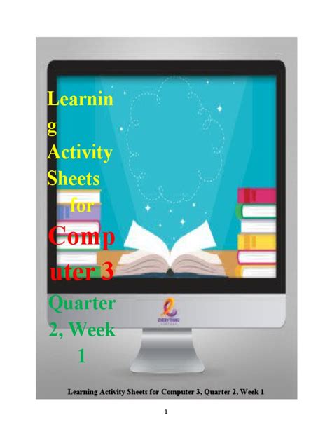 Learnin G Activity Sheets For Comp Uter 3 Pdf Computer File