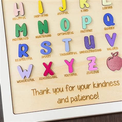Personalized Alphabet Classroom Signs Alphabet Ornament Classroom