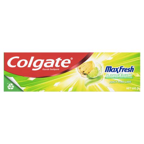 Colgate Maxfresh Juicy Pine Lime Toothpaste 100g Discount Chemist