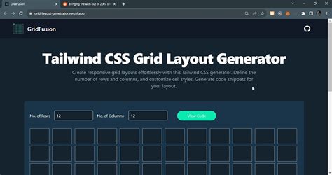 Excited To Share My Creation Tailwind Css Grid Generator 🎉 Design