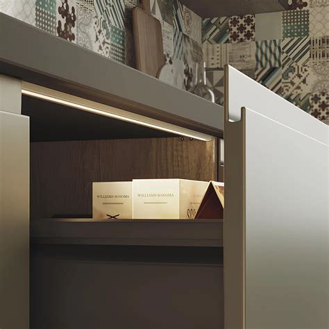 Cly Recessed Aluminum Led Profile For Drawer With Indirect Light