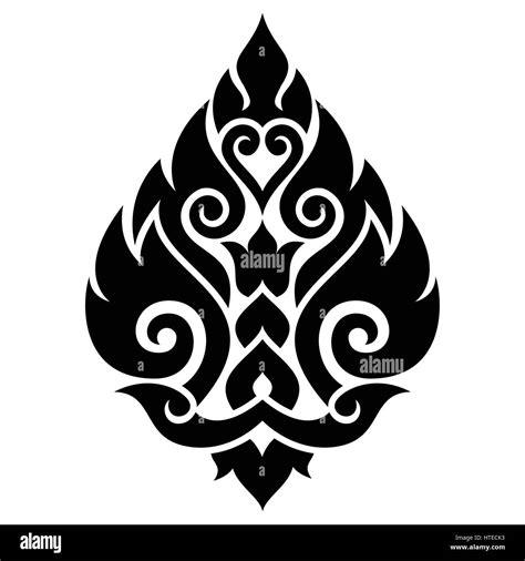 Thai Art Pattern Traditional Design Form Thailand Stock Vector Image And Art Alamy