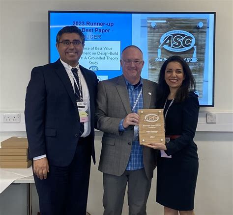 Sogand Hasanzadeh On Linkedin Bestvalue Designbuild Best Paper Award Bestvalue