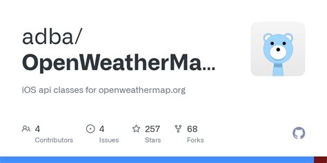 Github Adbaopenweathermapapi Ios Api Classes For