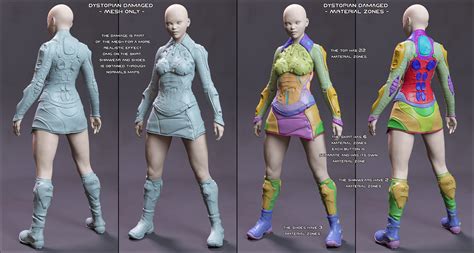 Code Squad 01 Dystopian Army Daz 3d