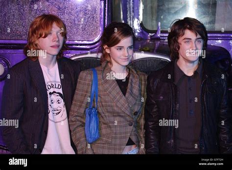 From Left To Right Rupert Grint Ron Emma Watson Hermione And