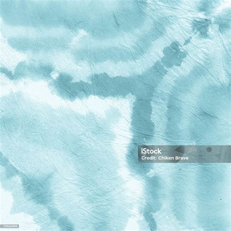 블루 수채화 그림 더러운 수채화 튀김 염색 지저분한 질감 청록색 아크릴 아트 워크 패턴입니다 트렌디 한 패션 프린트 청록색 타이 염료 아쿠아렐 워시 가리기에 대한 스톡 벡터