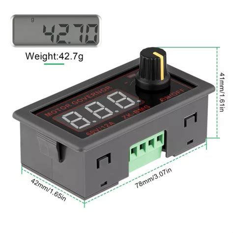 Easy Adjustment Of Duty Cycle With Digital Encoder Dc 12v 24v 60v 500w 32 15 Picclick Au