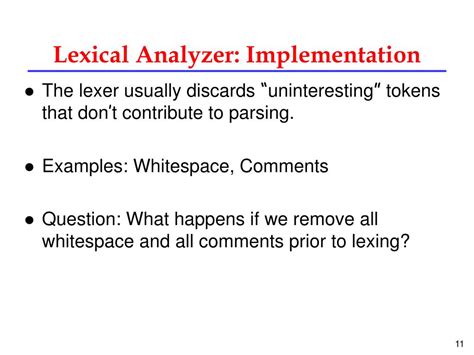 Ppt Lexical Analysis Powerpoint Presentation Free Download Id4002724