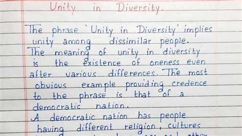 Essay On Unity In Diversity Nepal Sitedoct Org