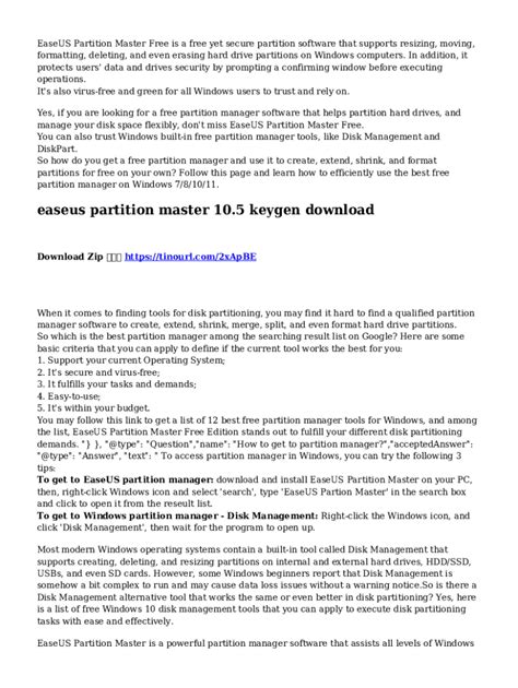 Fillable Online 10 Best Free Disk Partition Software Tools Fax Email Print Pdffiller