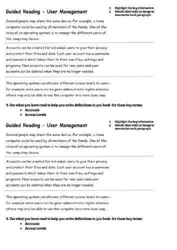 software unit of work operating systems and utility ocr j277 teaching resources