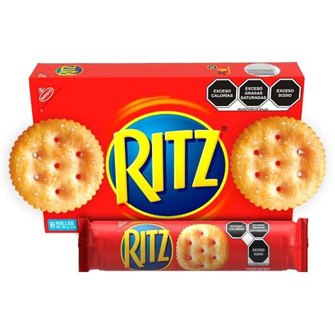 Galletas Saladas Ritz 6 Rollos De 89 G C U Walmart En Línea