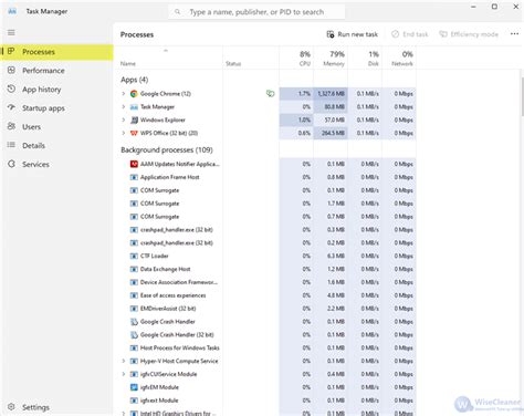 Ways To Check All Running Apps Processes On Windows