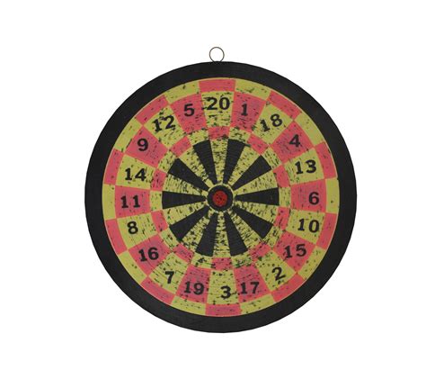 Dart Board With A Target On It PNG