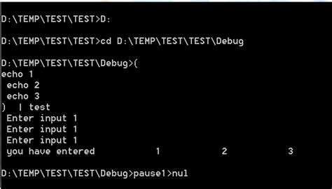Cmd Batch File Auto Input Fortran Program Stack Overflow
