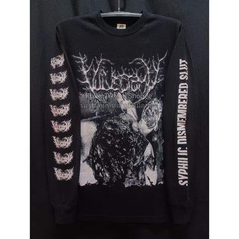 เสื้อวง Vulvectomy มือหนึ่งลิขสิทธิ์แท้ Brutal Death Metal Shopee Thailand