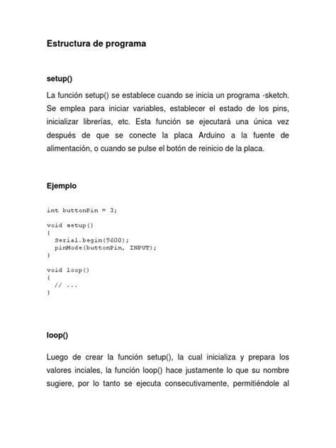 lenguaje de arduino c pdf poco lenguaje de programación