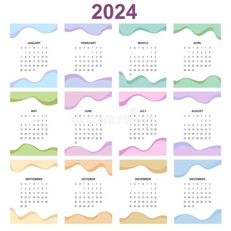 προγραμματισμός ημερολογίου για το 2024 πρότυπο ημερολογίου για το 2024 εταιρικό και