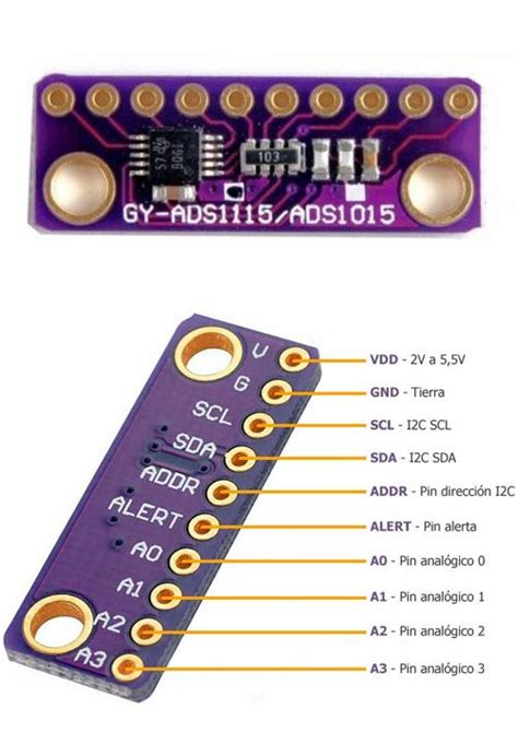 Ads1115 Convertidor Analógico Digital Adc Para Arduino Y Esp8266