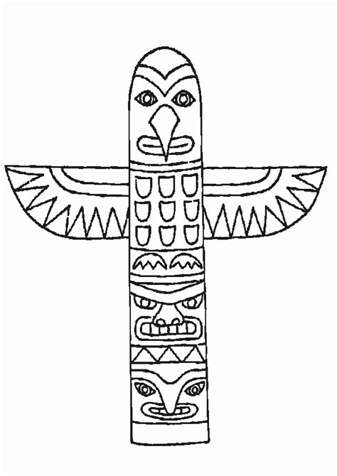 Immagini Totem Da Colorare