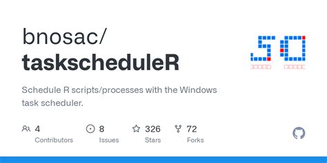 github bnosac taskscheduler schedule r scripts processes with the windows task scheduler