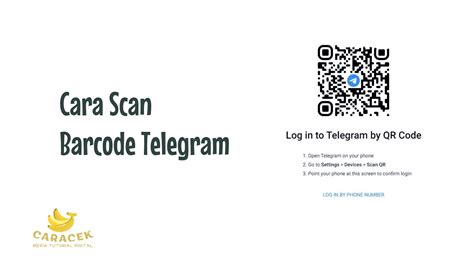 begini cara scan barcode telegram untuk login gabung grup dan bayar