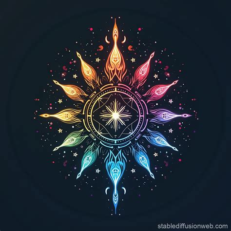 Elemental Magic School Logo Prompts Stable Diffusion Online