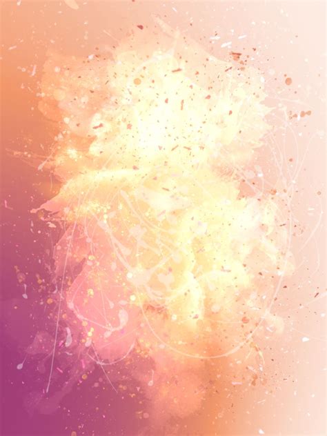 Фон дрим арт красивый фон Оранжевый желтый розовый фон Фон от Mak Arty Акварельные