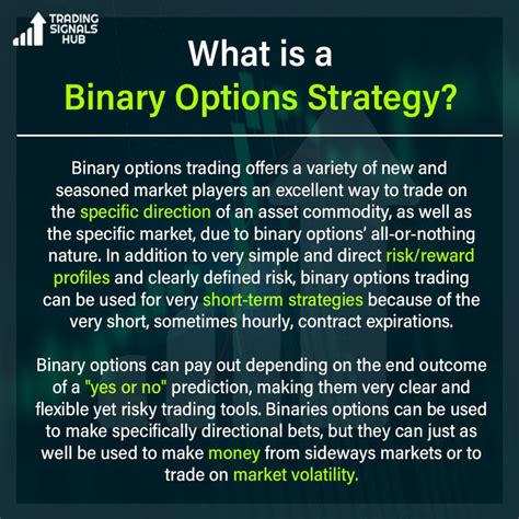 binary options strategy a comprehensive guide