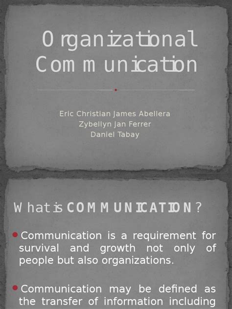 Organizational Communication Pdf Communication Semiotics