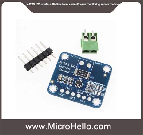 Cjmcu 219 Ina219 I2c Interface Bi Directional Currentpower Monitoring Sensor Module