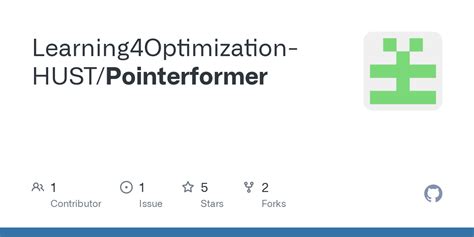 Github Learning4optimization Hustpointerformer