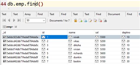 mongodb crud operations