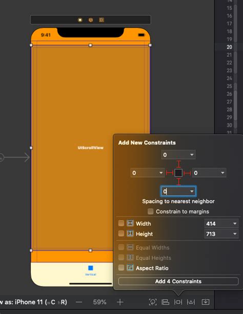 iOS UIScrollView 스토리보드에서 오토 레이아웃으로 구현하기 To the C