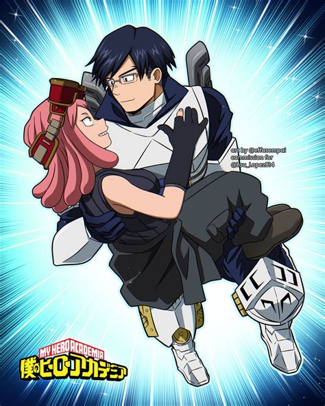 Bnha Cm Tenya Iida X Mei Hatsume By Effasempai On Deviantart My Hero Academia Shouto Boku No