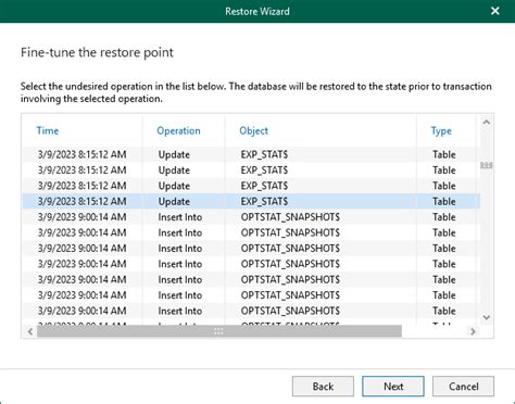 Step Fine Tune Restore Point Veeam Backup Explorers Guide